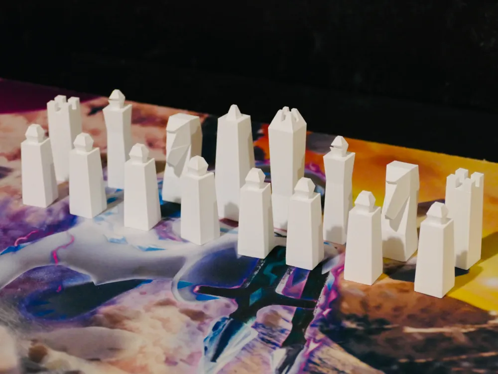 Geometric Chess Set by corneeme - MakerWorld