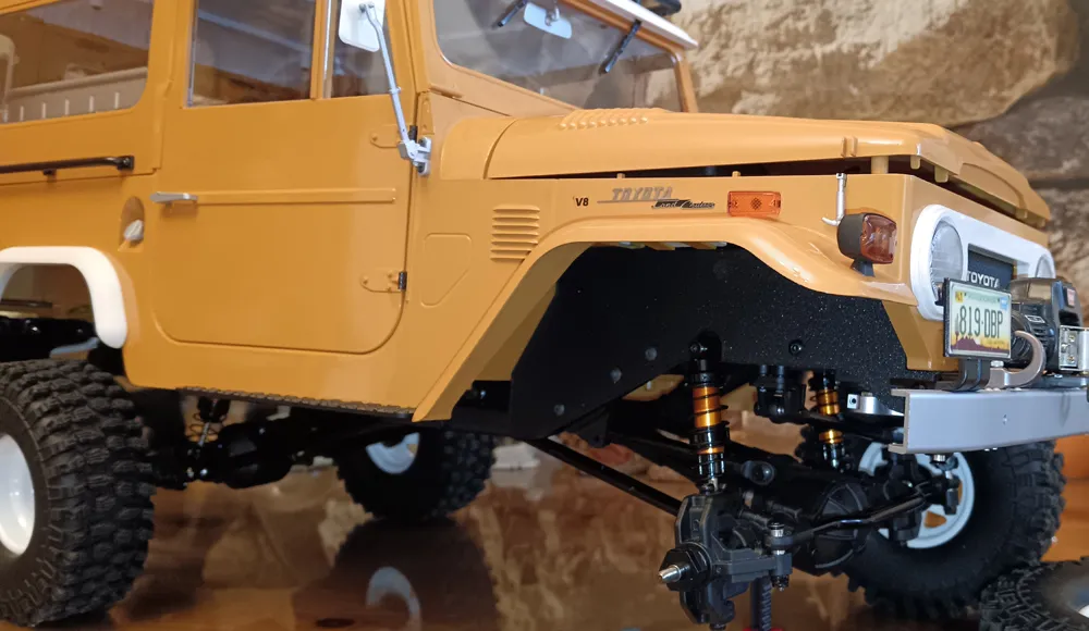 RC FMS FJ40 Engine Bay Shroud Left and Right by Ernesto - MakerWorld