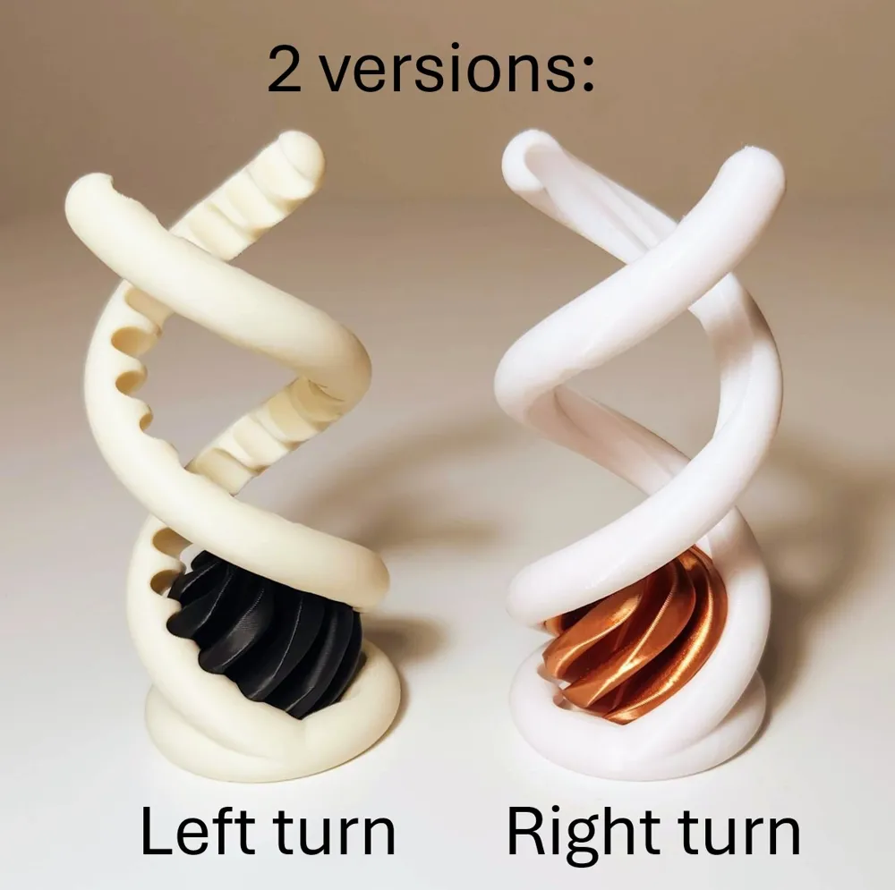Double Helix (DNA fidget vortex spiral toy) by Print Doc MakerWorld ...