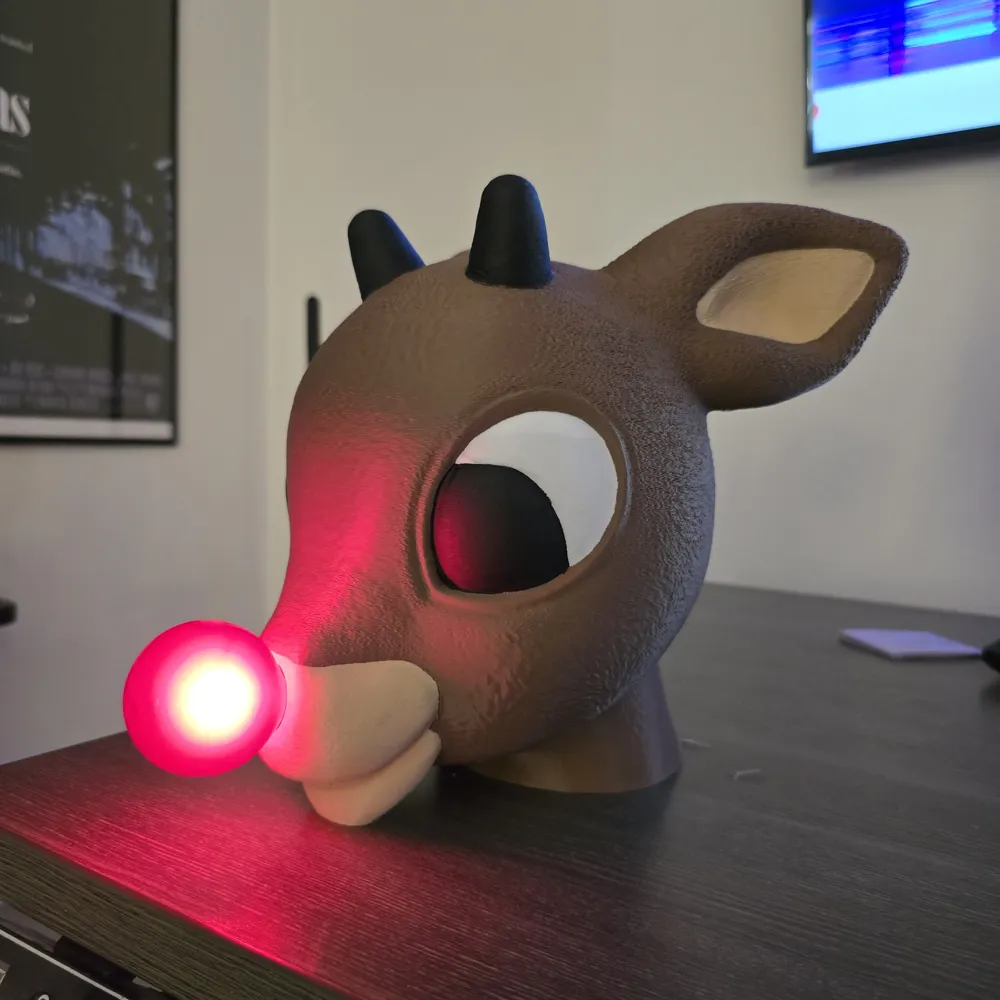 Rudolph The Red Nose Reindeer Christmas Head Lamp by johnnyTbird ...
