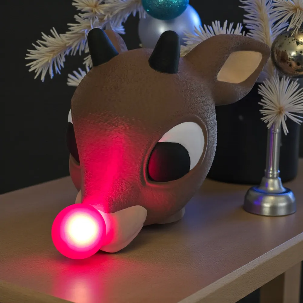 Rudolph The Red Nose Reindeer Christmas Head Lamp by johnnyTbird ...