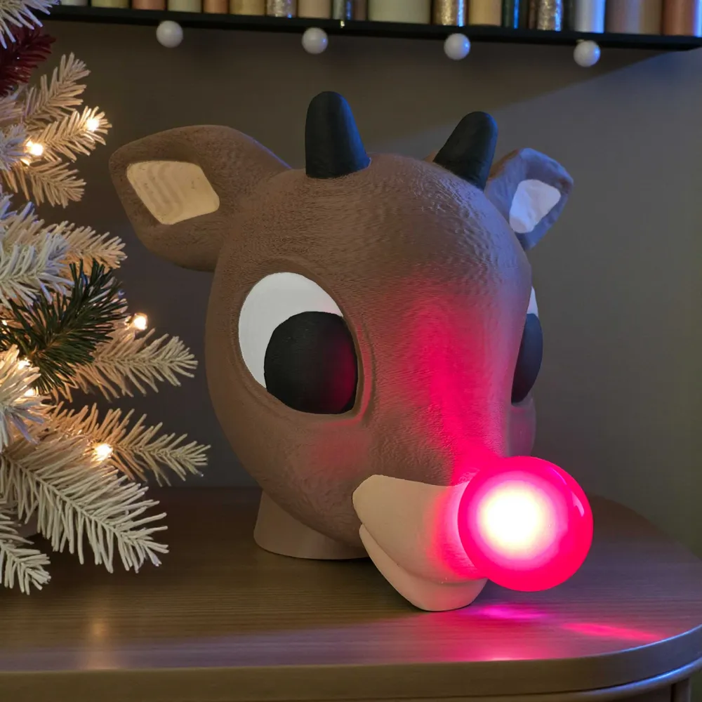 Rudolph The Red Nose Reindeer Christmas Head Lamp by johnnyTbird ...