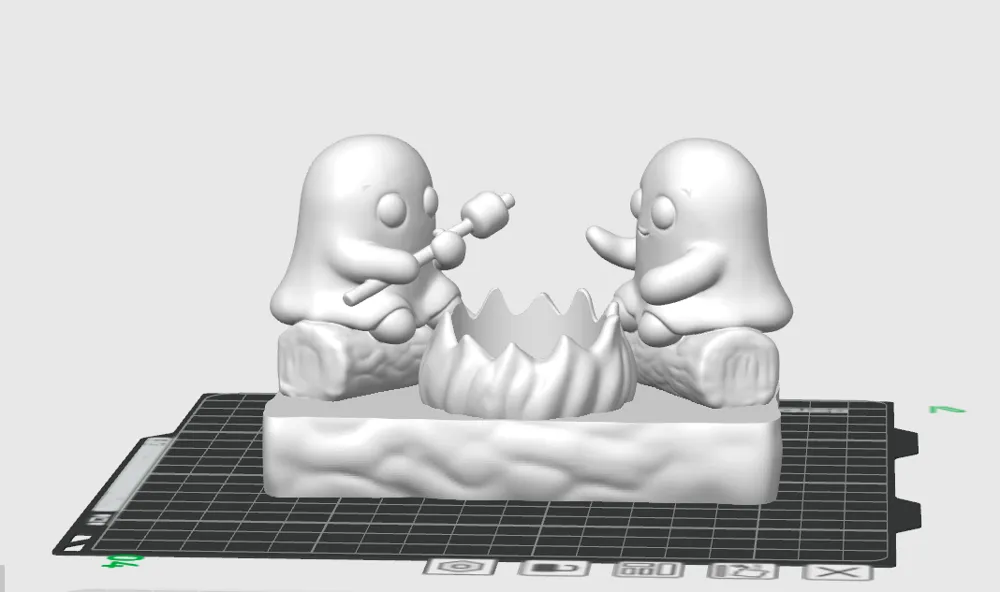 Ghost Campfire Light - Free 3D Print Model - MakerWorld