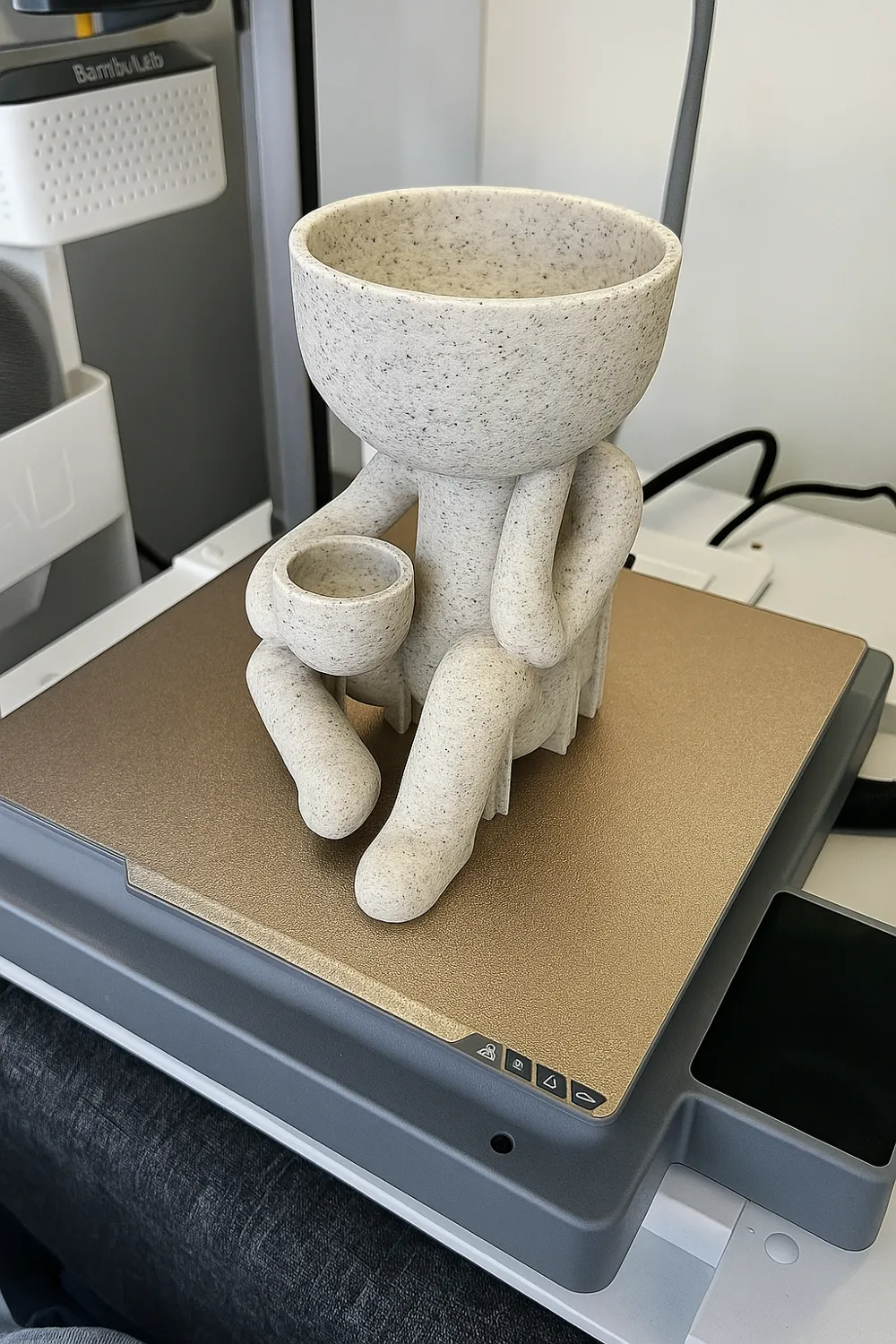 Human Stone Vase by Collektiva MakerWorld: Download Free 3D Models