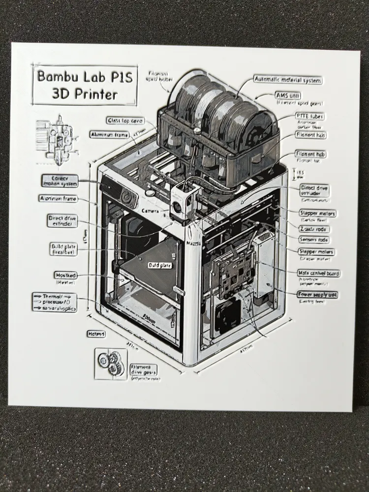 Bambu lab P1S - Free 3D Print Model - MakerWorld