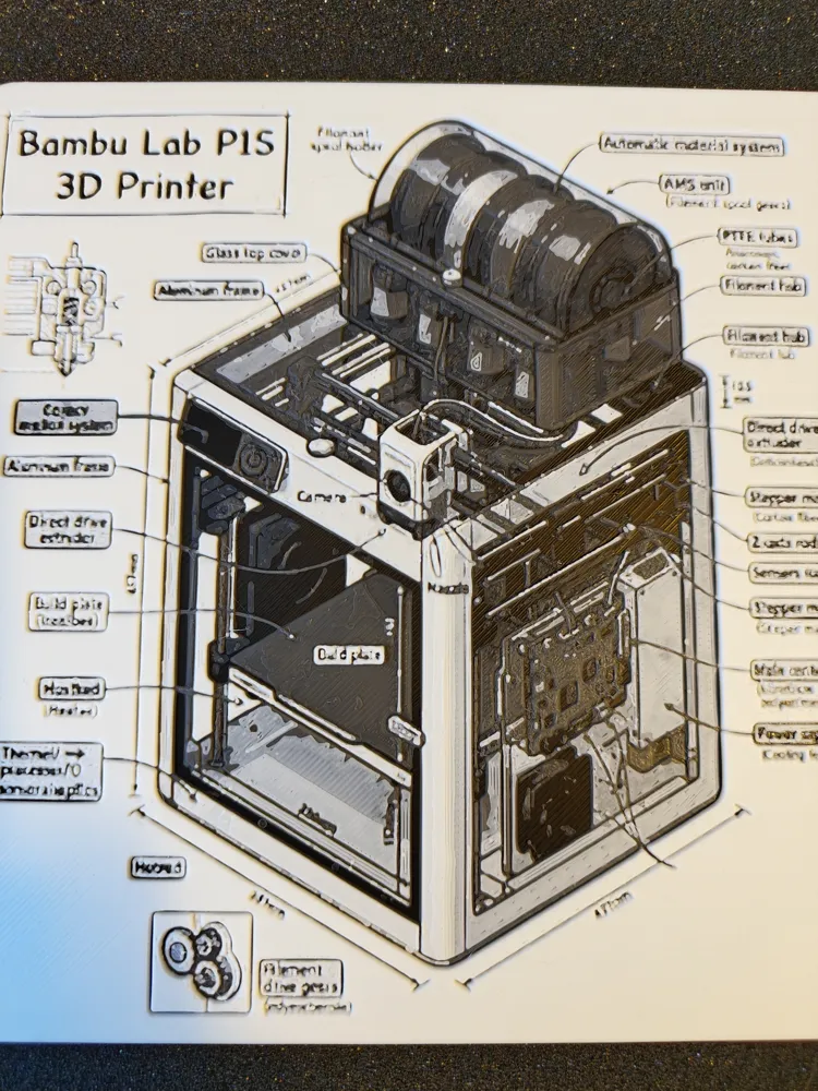 Bambu lab P1S - Free 3D Print Model - MakerWorld