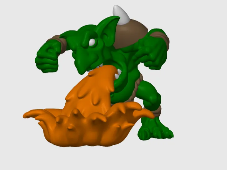 Goblin Vomit Warrior Orcish Miniatures by STL Forge - MakerWorld