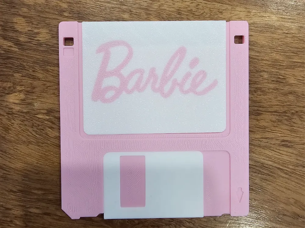 Floppy disk coaster - Barbie - Free 3D Print Model - MakerWorld