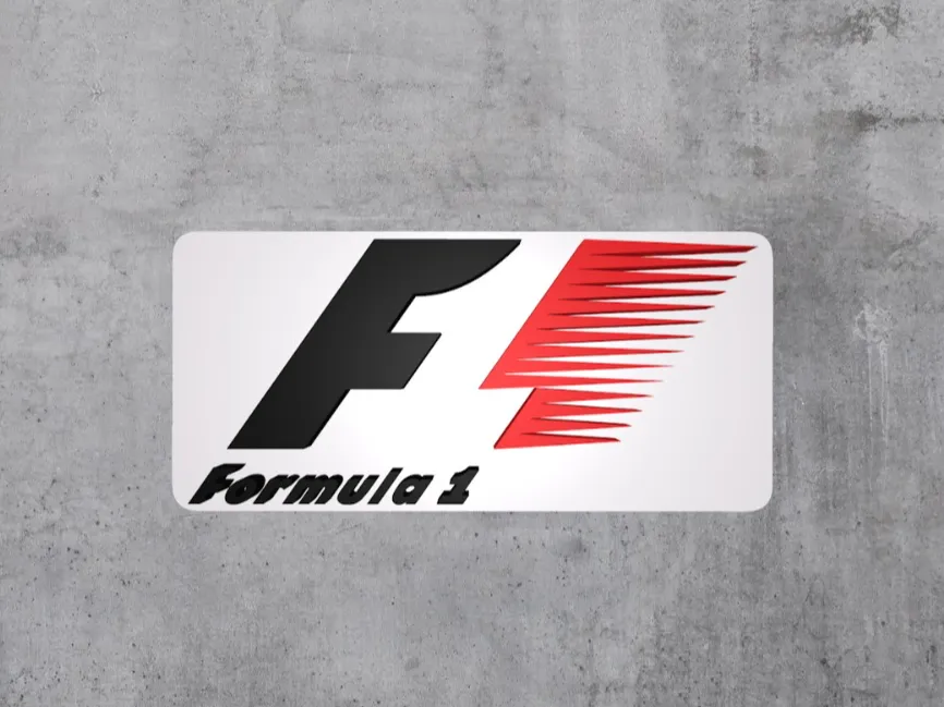 Formula 1 Logo - Free 3D Print Model - MakerWorld