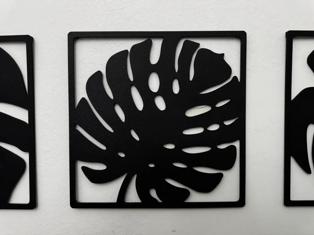 “Monstera Wall Decoration” - Free 3D Print Model - MakerWorld