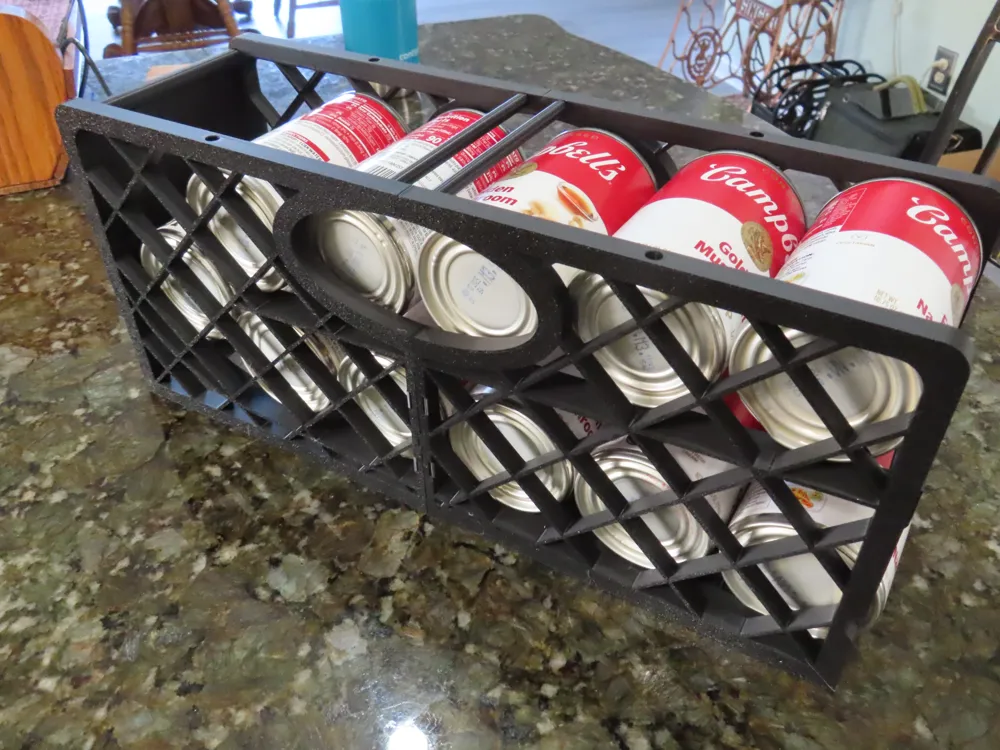 Soup Can Dispenser w/ Labels by cbaileyhp - MakerWorld