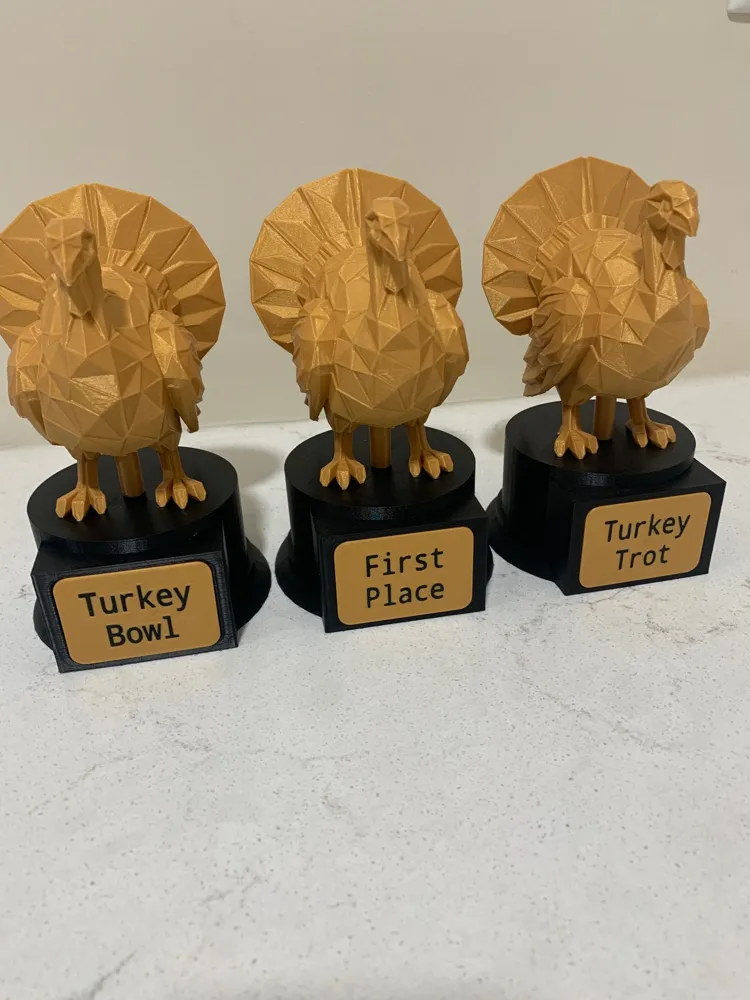 Turkey Trophy - Free 3D Print Model - MakerWorld