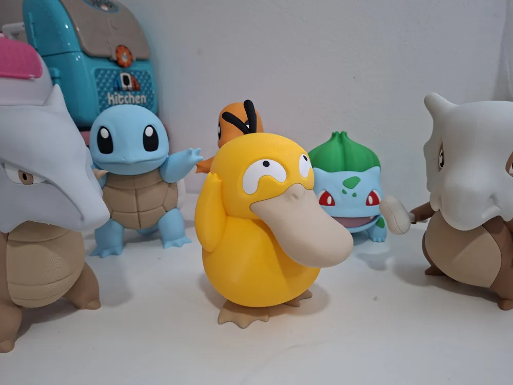 #0054 Psyduck HQ - 20cm Multipiezas - Modelo de impresión 3D gratuito ...