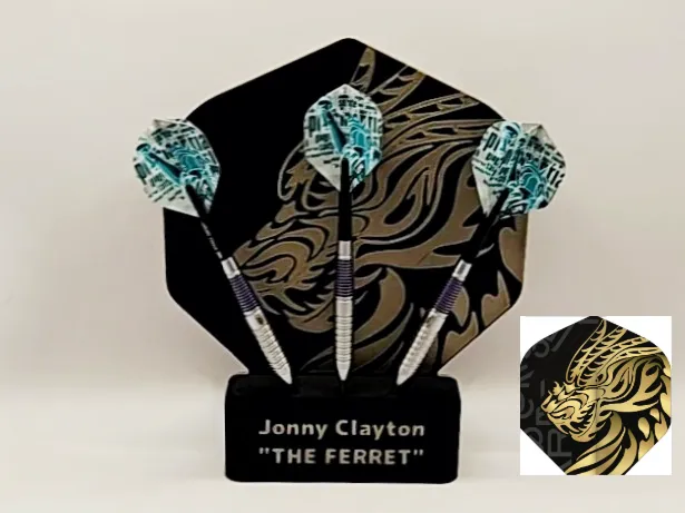 Jonny "The Ferret" Clayton Dart Display Stand by p666buc MakerWorld ...