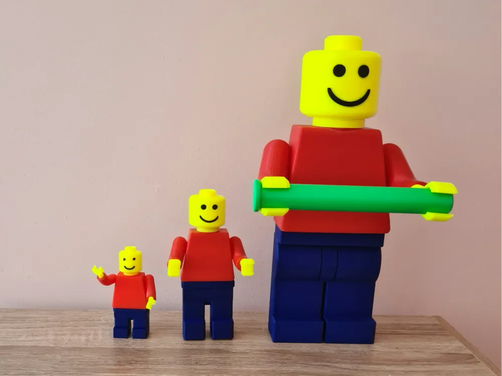 L E G O Brick Man Toilet Roll Holder by lryan7310 MakerWorld: Download Free 3D Models