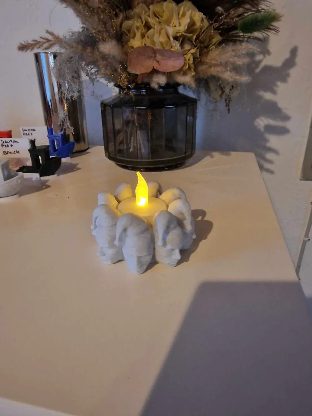 SWOLY Christmas The rock tea light - Free 3D Print Model - MakerWorld