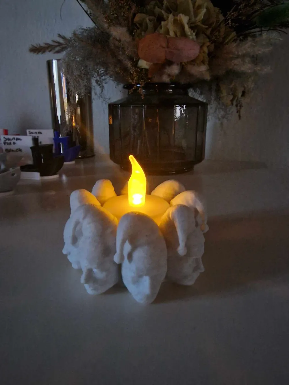 SWOLY Christmas The rock tea light by Blobi - MakerWorld