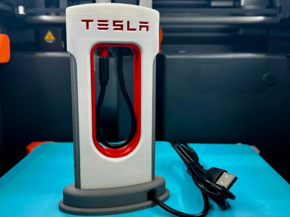 Tesla Supercharger V3 - USB-C Remixed by i3Dprint MakerWorld: Download ...