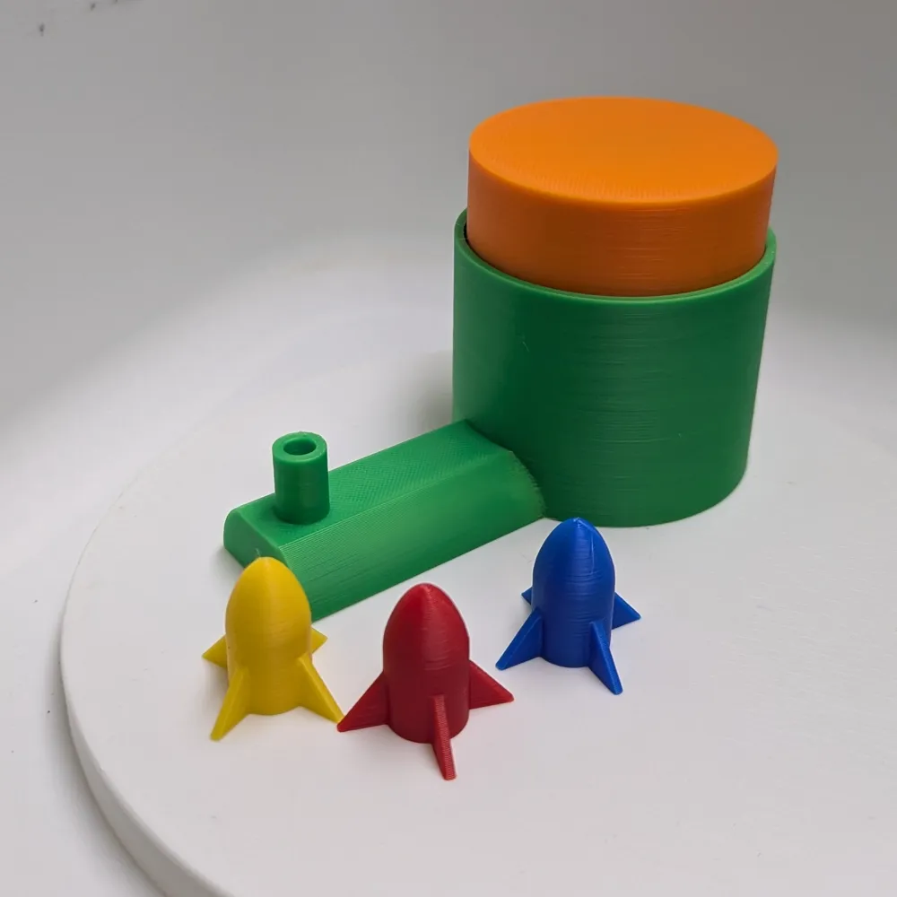 Blast Off Toy - Free 3D Print Model - MakerWorld