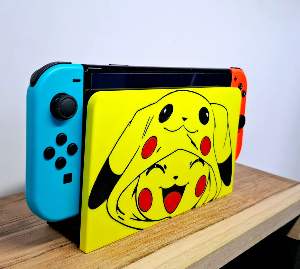 Pikachu Nintendo Switch Case by Kmit3D - MakerWorld
