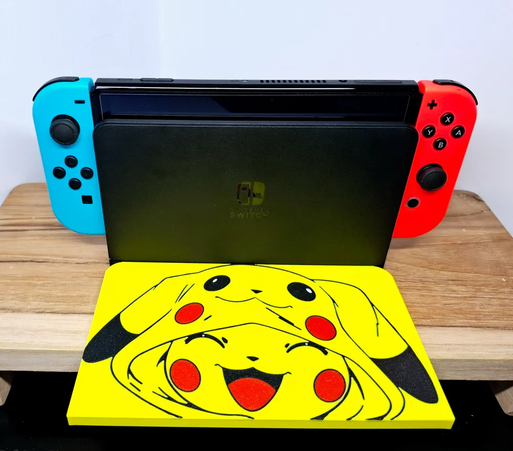 Pikachu Nintendo Switch Case by Kmit3D - MakerWorld