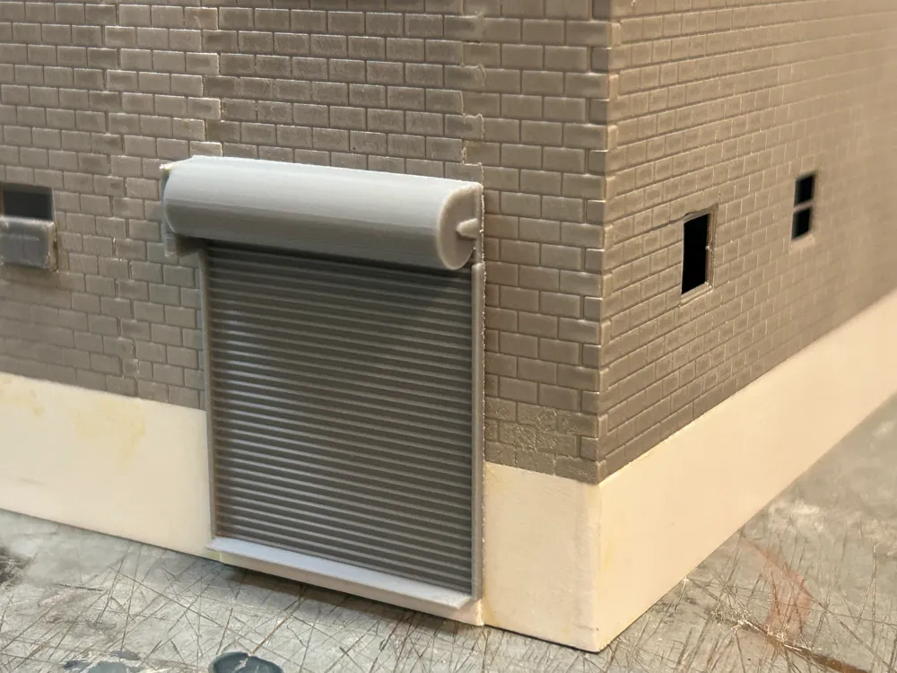 Rollup Door - HO, S,O Scale Model by 48 Hogger - MakerWorld