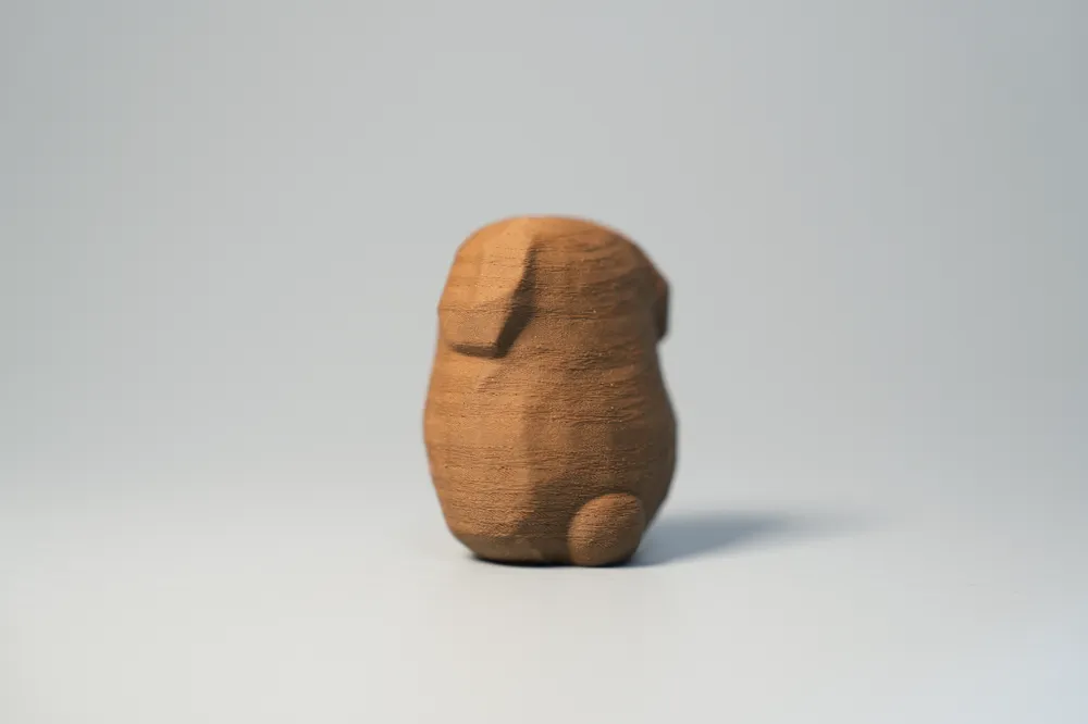 Wood-carved puppy by lost_zMakerWorld: Download Free 3D Models