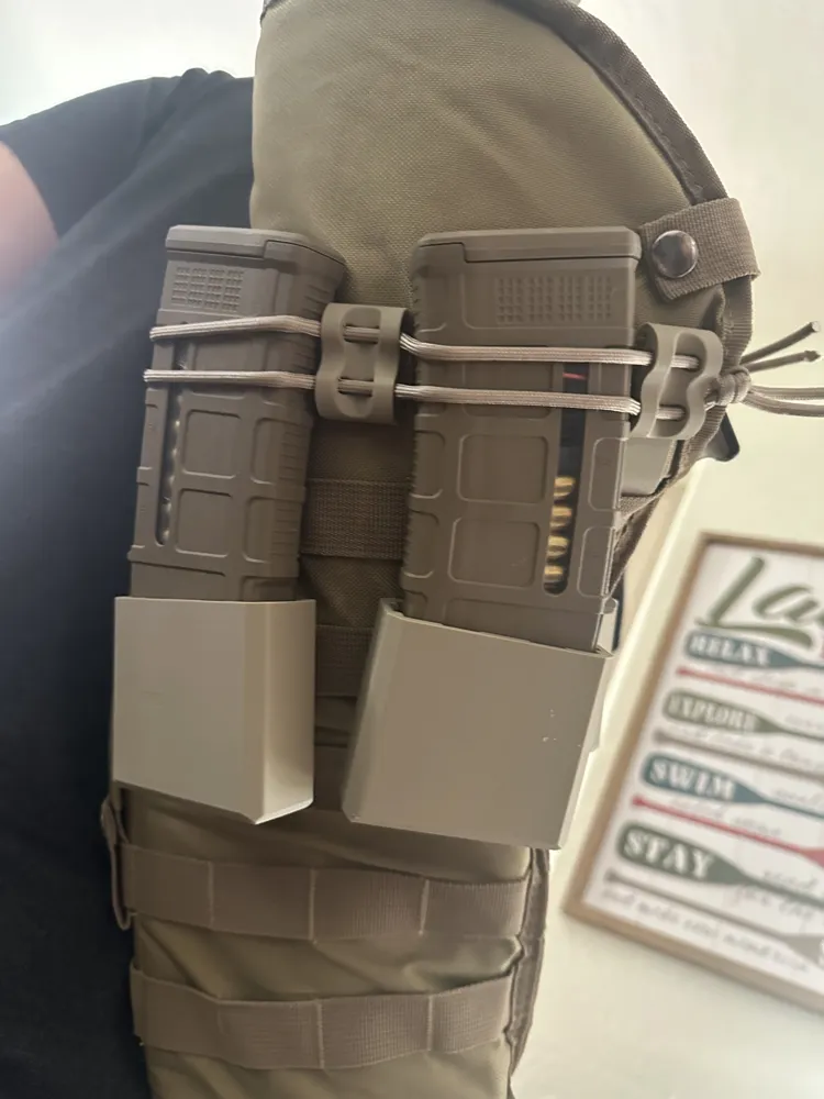 Belt/Molle Clip Pmag pouch with detents. - Free 3D Print Model - MakerWorld