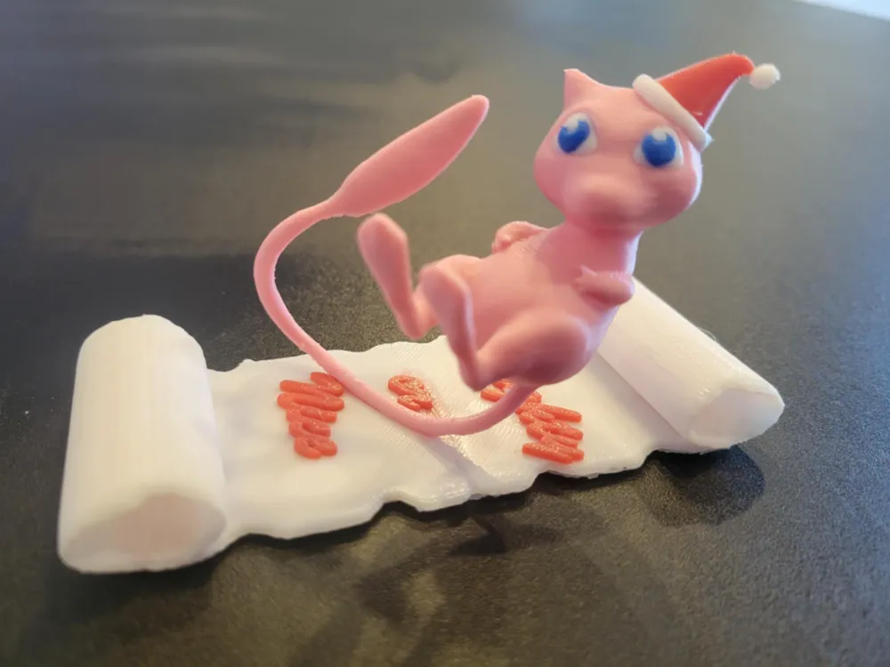 Christmas Mew Pokemon by DaniCali - MakerWorld