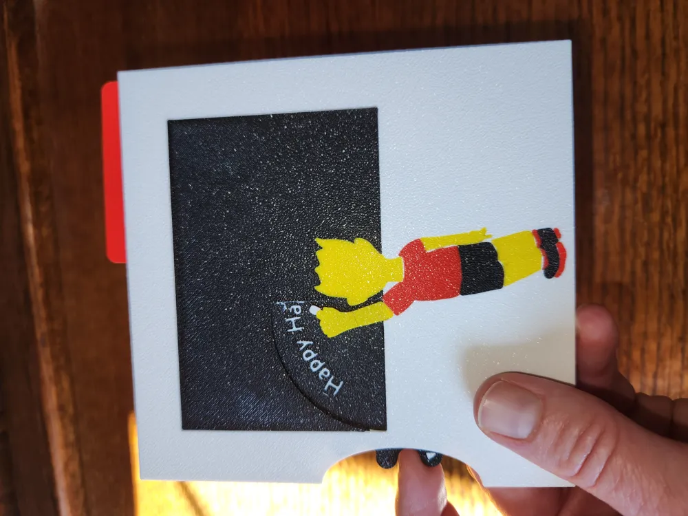 Interactive Birthday Card With Gift Card Surprise - Free 3D Print Model ...