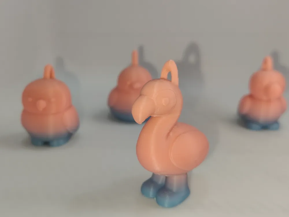 Flamingo - Christmas Tree Decoration - 60 mins - Free 3D Print Model ...