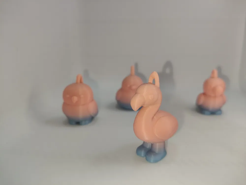 Flamingo - Christmas Tree Decoration - 60 mins - Free 3D Print Model ...