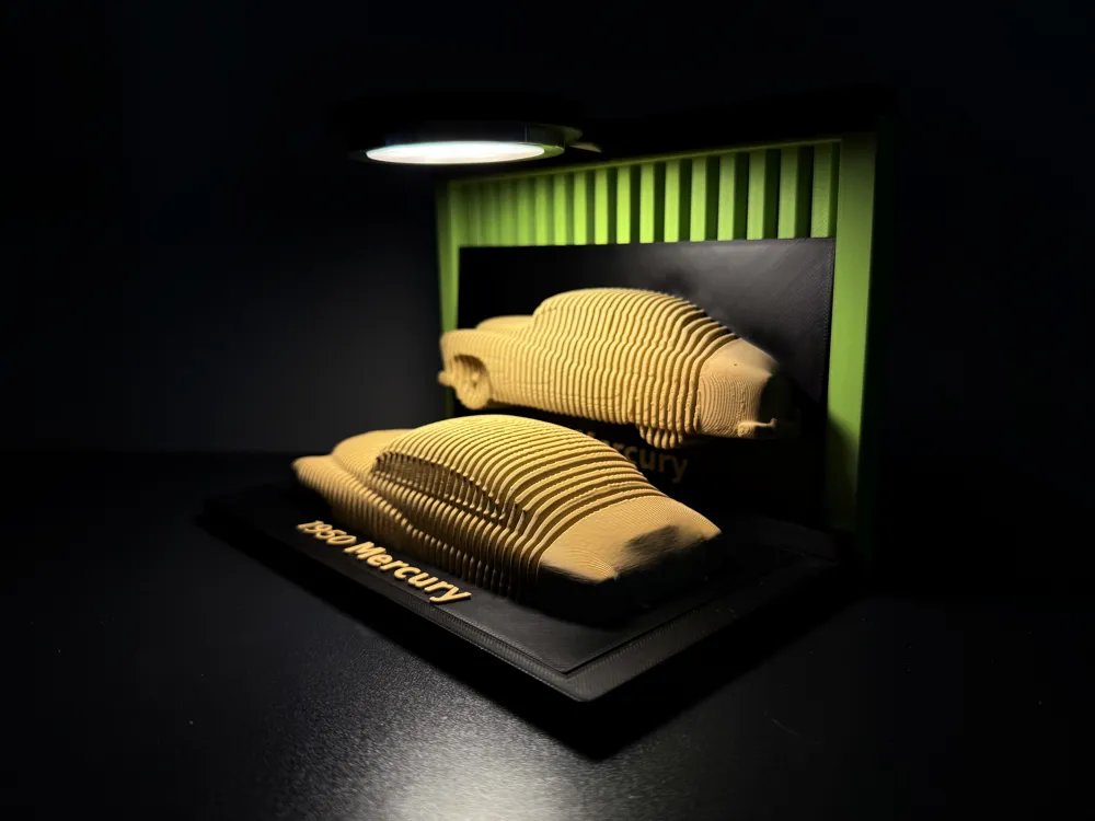 1950 Mercury Coupe Custom - Layered Car model! - Free 3D Print Model ...