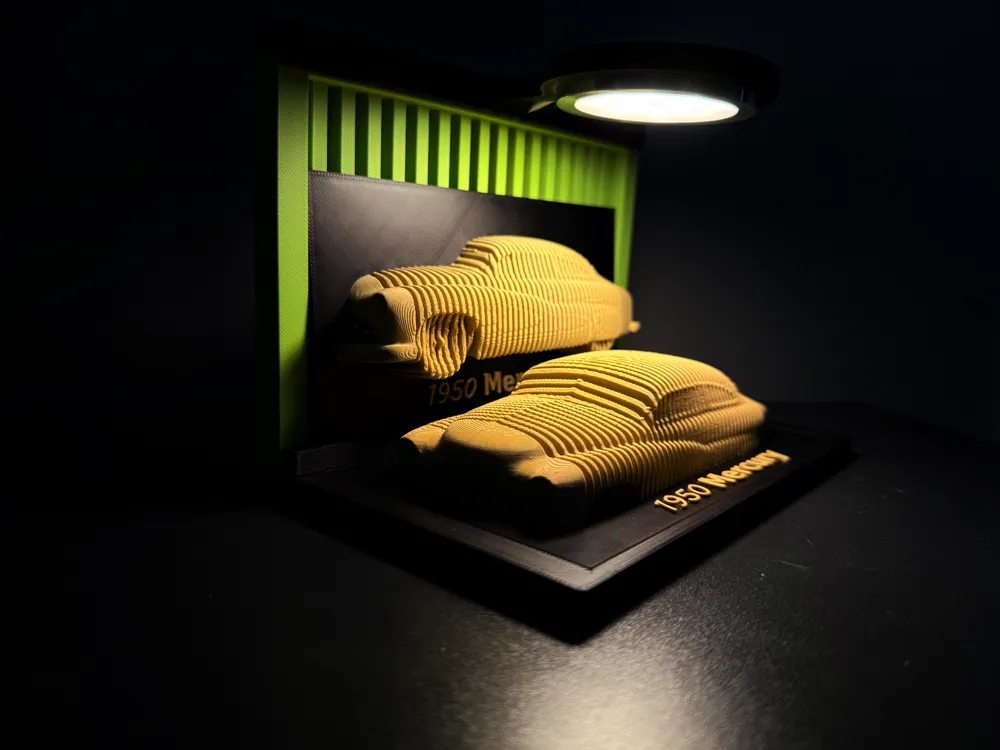 1950 Mercury Coupe Custom - Layered Car model! by ShapeShift 3D ...