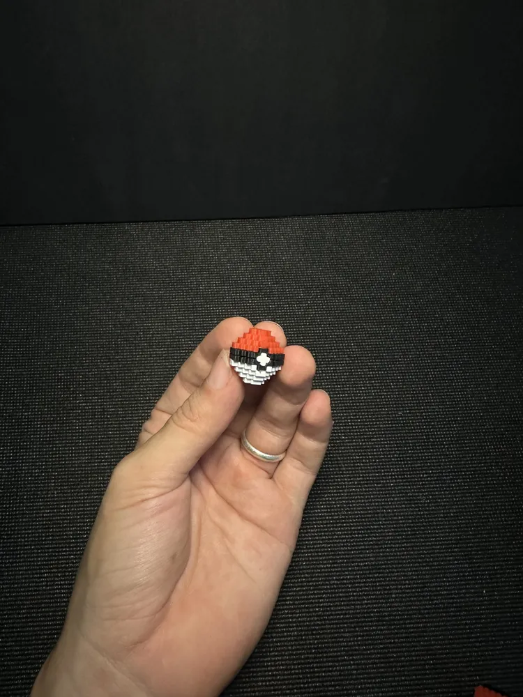 Pixel Pokeball by Mortex.3d MakerWorld: Download Free 3D Models
