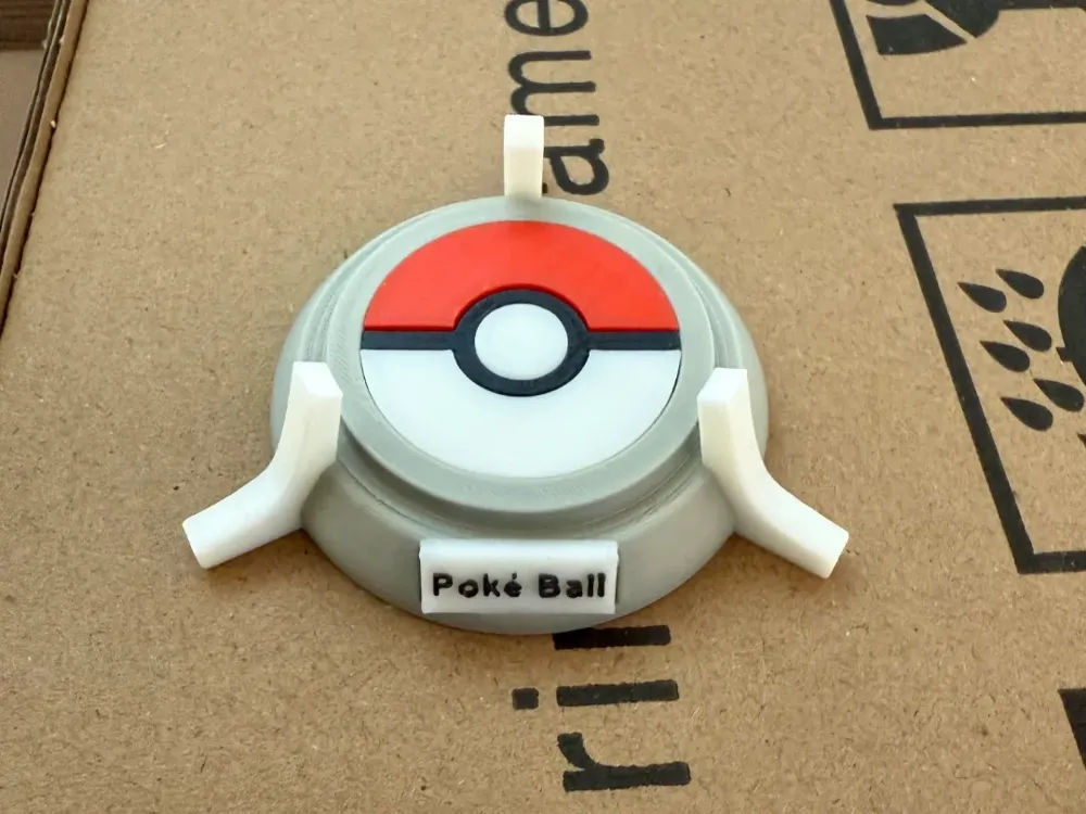 Pokemon Pokeball Base - Free 3D Print Model - MakerWorld