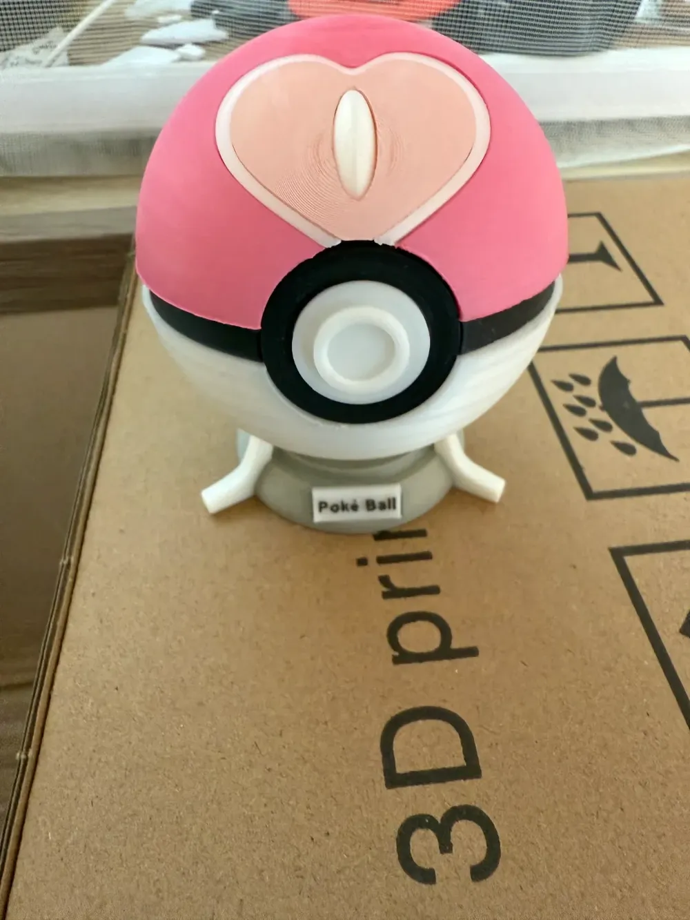 Pokemon Pokeball Base - Free 3D Print Model - MakerWorld