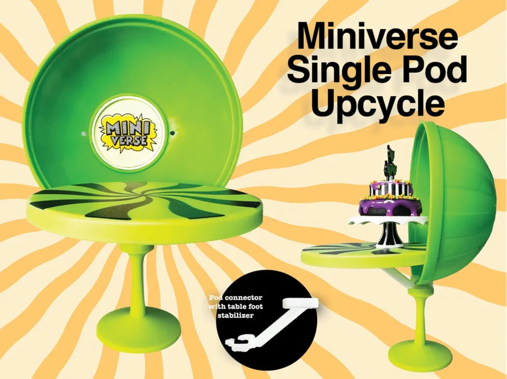 Miniverse Pods – Single Shelf Display - Free 3D Print Model - MakerWorld