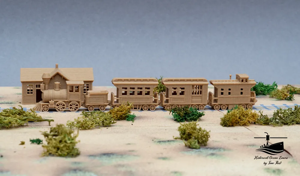 Simplified western locomotive as print in place - Free 3D Print Model ...