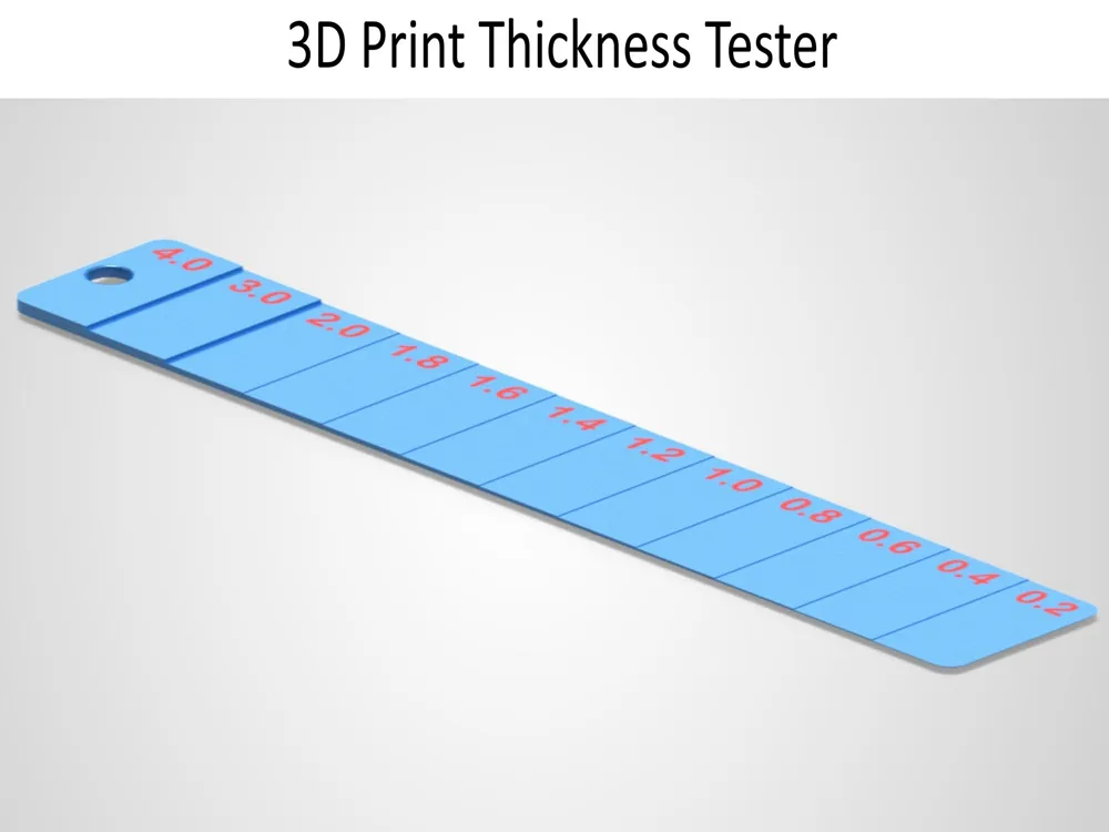 3D Print Thickness Tester by Phil Caruso - MakerWorld