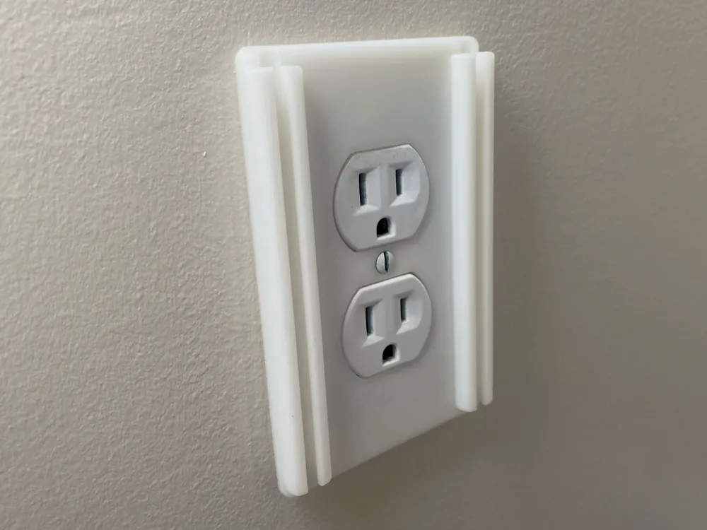 US Outlet Cover with Guard/Lock - Free 3D Print Model - MakerWorld