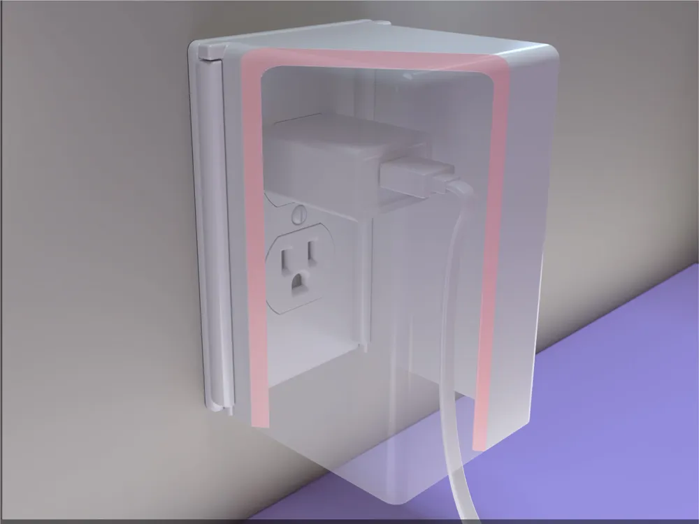 US Outlet Cover with Guard/Lock by Entropy MakerWorld: Download Free 3D ...