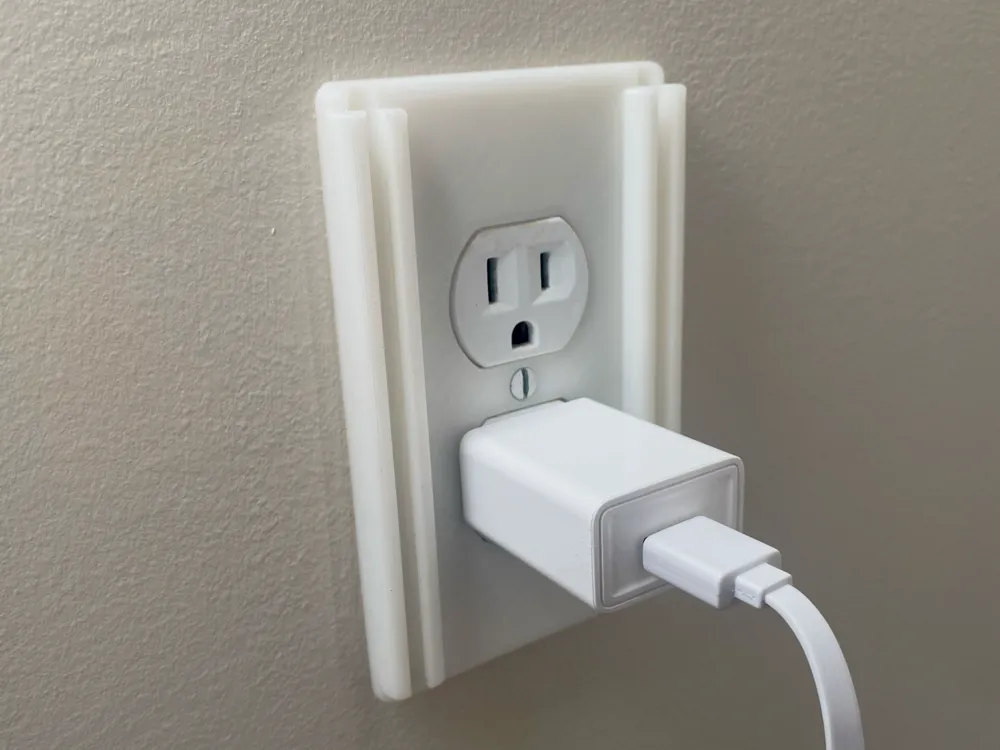 US Outlet Cover with Guard/Lock - Free 3D Print Model - MakerWorld