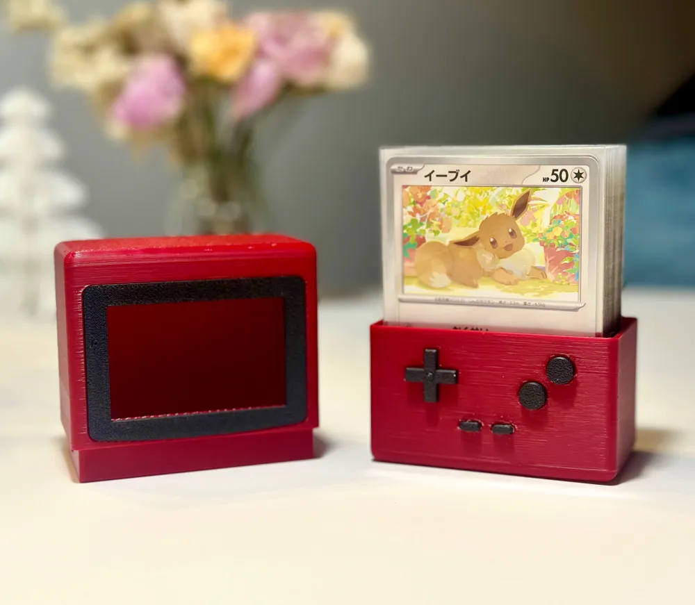 Pokemon Card Deck Box, Game Boy Inspired (No AMS) - MakerWorld 3D Model ...
