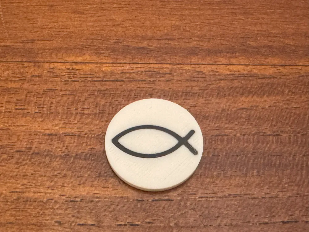 Shopping Cart Token Christian Fish by P4rk3rLMA MakerWorld: Download ...