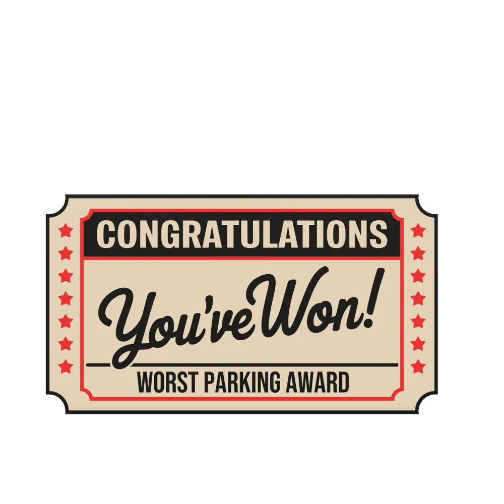 You've Won - The Worst Parking Award Ticket(s) - Free 3D Print Model ...