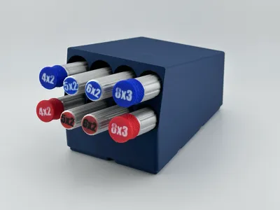 Gridfinity Magnet Pen Holder by FatCat MakerWorld: Download Free 3D Models