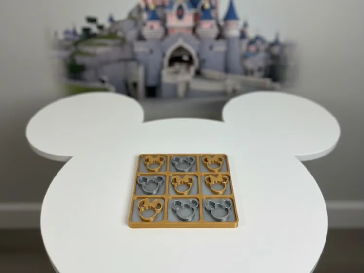 Disney Tic-Tac-Toe - Free 3D Print Model - MakerWorld