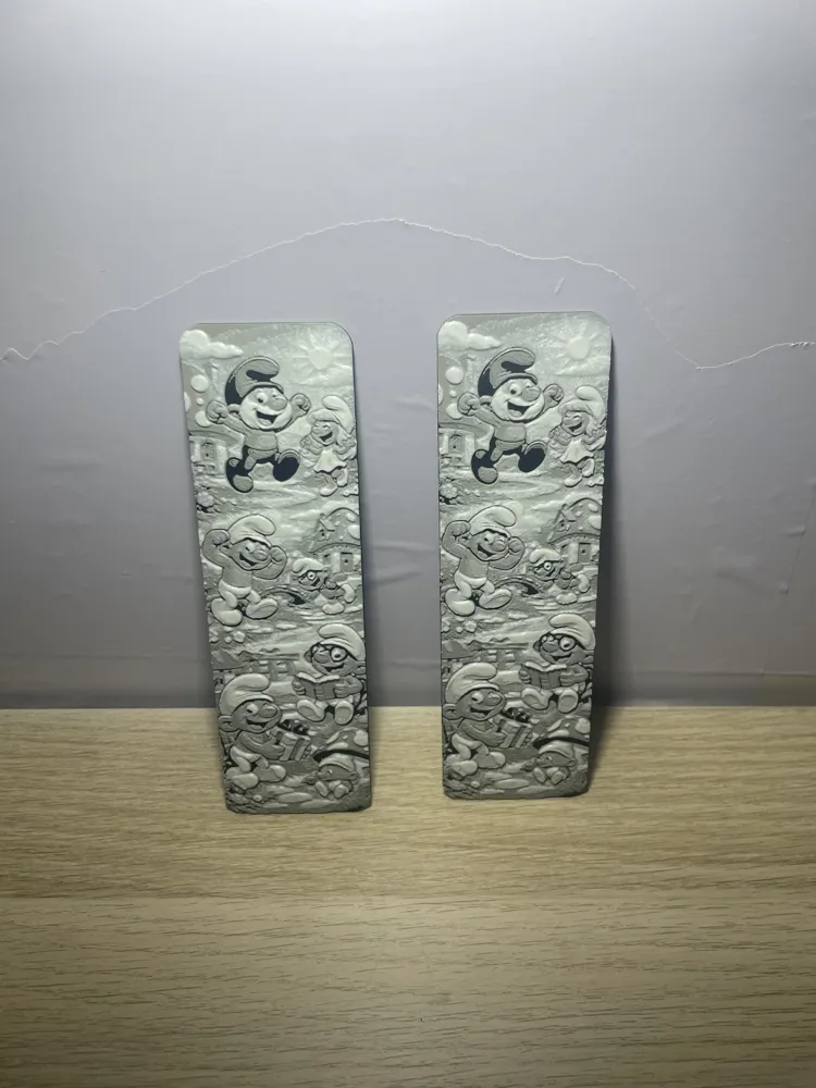 Blue Smurfs Bookmark - Free 3D Print Model - MakerWorld