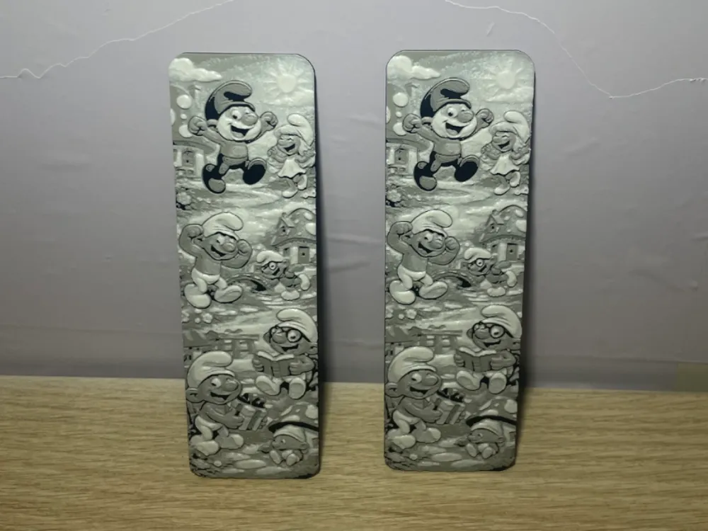 Blue Smurfs Bookmark - Free 3D Print Model - MakerWorld